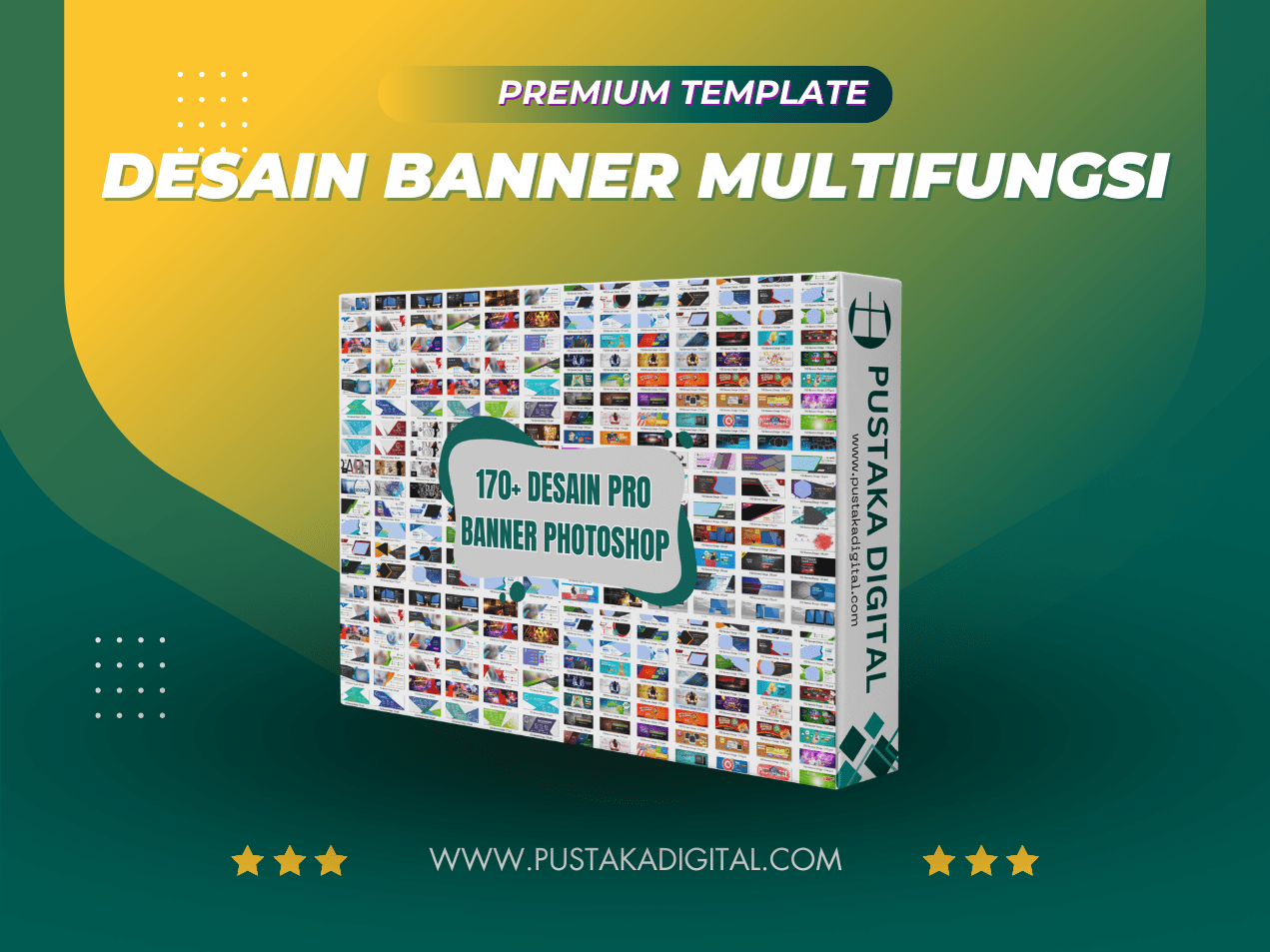 Template Desain Banner Profesional | PUSTAKA DIGITAL