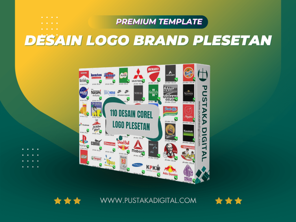 Template Desain Logo Plesetan Lucu | PUSTAKA DIGITAL